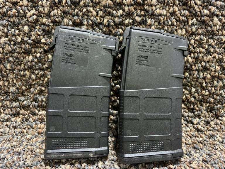 20 Round Magpul AR-10 Magazines -QtY 2 - Sherwood Auctions