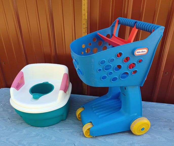 Little Tikes Shopping Cart and Potty Chair - Sherwood Auctions