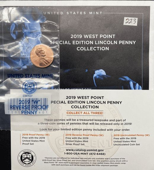 2019 West Point Special Edition Penny Collection - Sherwood Auctions