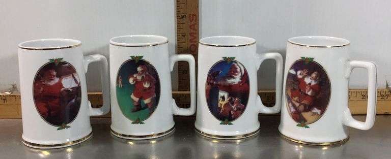 Coca-Cola Santa Claus Coffee Mugs - Sherwood Auctions