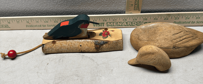 Woodpecker & Wooden Duck - Sherwood Auctions