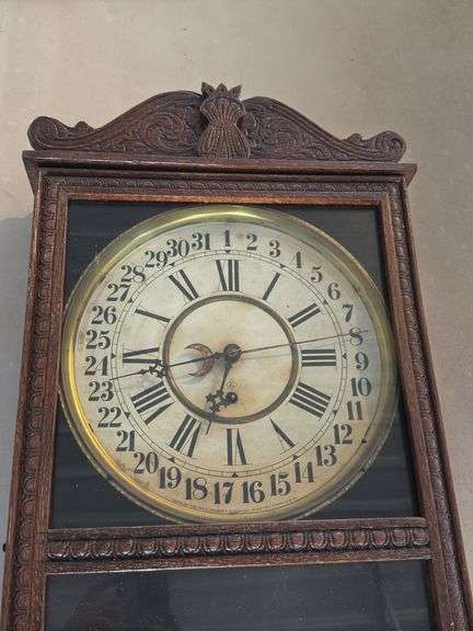 WM. L. Gilbert Wall Clock - Sherwood Auctions
