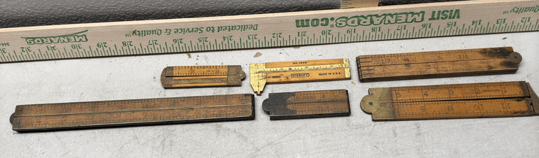 Vintage Measuring Tools Rulers - Sherwood Auctions