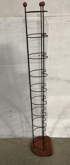 Metal CD Rack (52” tall) - Sherwood Auctions