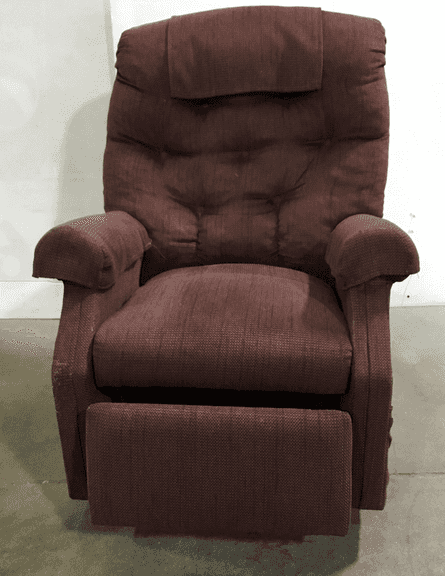 40”x31”x27” Red Rocking Push Back Recliner - Sherwood Auctions