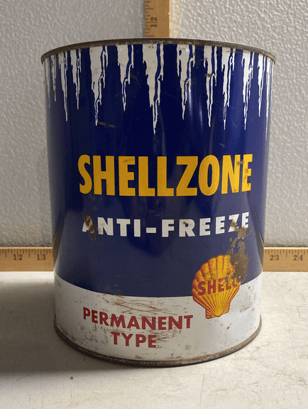 Shell ShellZone Anti-Freeze Can - Sherwood Auctions