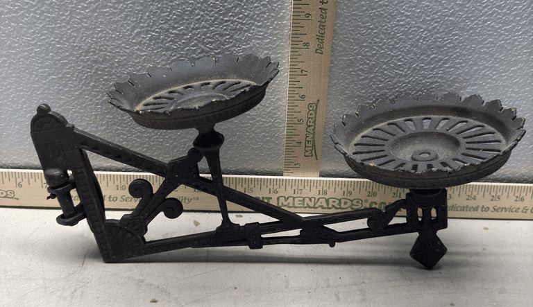 Cast Iron Double Wall Swing Lamp - Sherwood Auctions