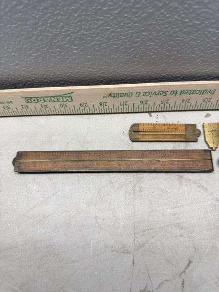Vintage Measuring Tools Rulers - Sherwood Auctions