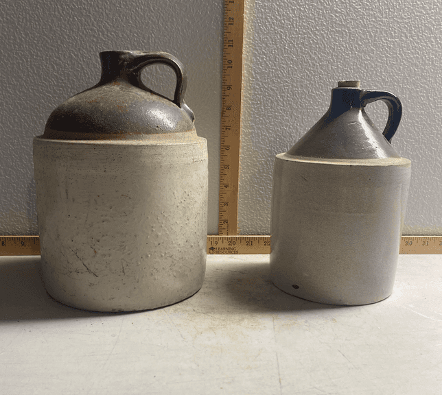 Antique Stoneware Jugs (2) - Sherwood Auctions
