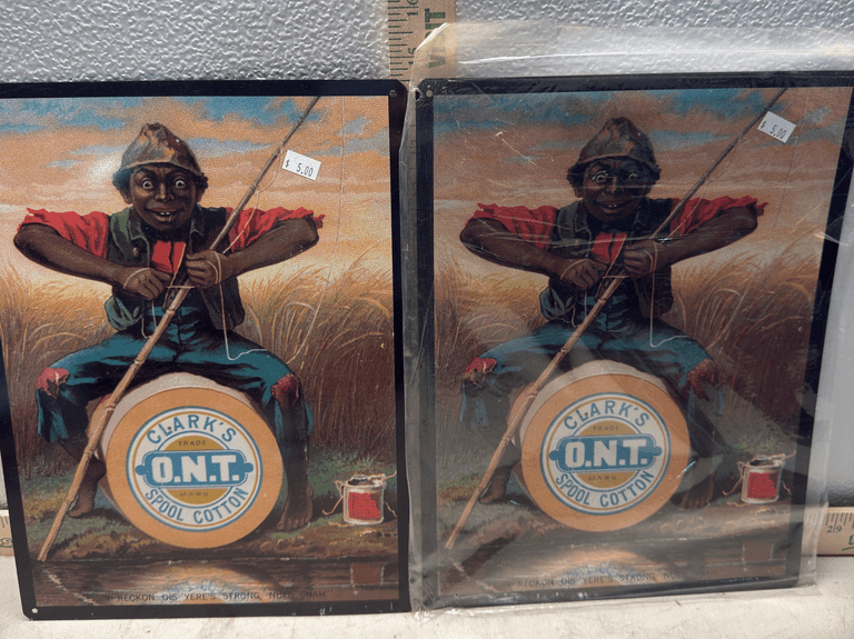 Clark’s Spool Cotton Signs - Sherwood Auctions