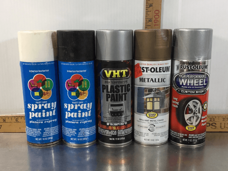 5 Various Spray Paints (full) - Sherwood Auctions