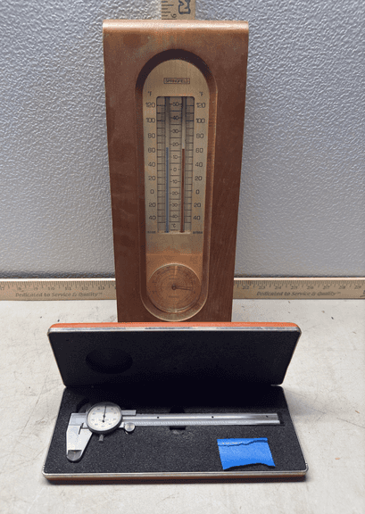 Springfield Thermometer & Swiss Made Brown & Sharpe - Sherwood Auctions