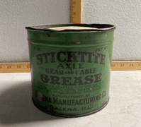 Sticktite Axle Gear and Cable Grease Can - Sherwood Auctions