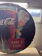 Coca-Cola Round Sign - Sherwood Auctions