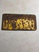 Michigan Commercial License Plate 1934 - Sherwood Auctions