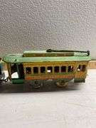 Antique Hafner Wind Up Train and Cars 3pc Set - Sherwood Auctions