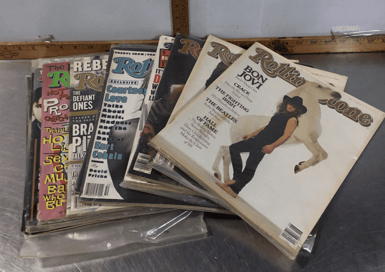 Stack Of Rolling Stones Magazines - Sherwood Auctions