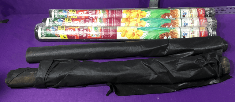 3 New Rolls & 2 Partial Rolls of Weed Shield - Sherwood Auctions