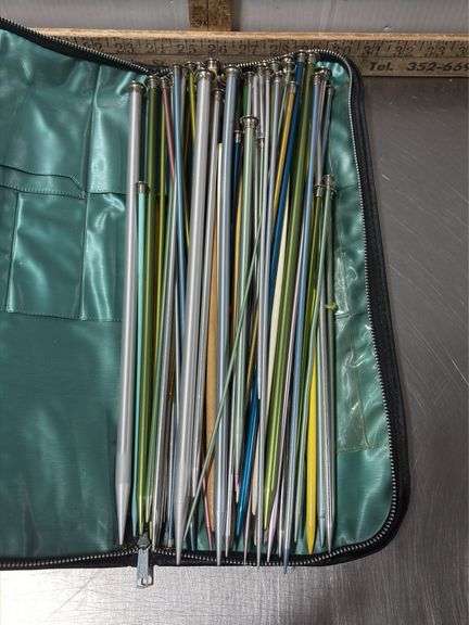 Knitting Needles & Case - Sherwood Auctions