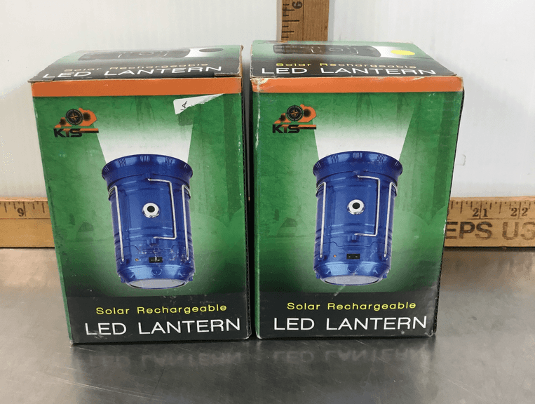 2 LED Lanterns - Sherwood Auctions