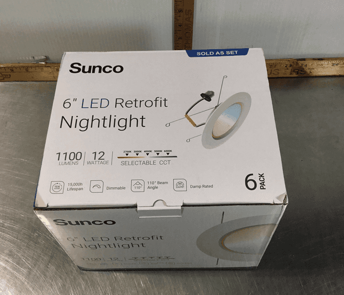 Sunco 6” LED Retrofit Nightlight - Sherwood Auctions
