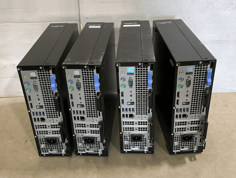 4 Dell Computer Towers - Sherwood Auctions