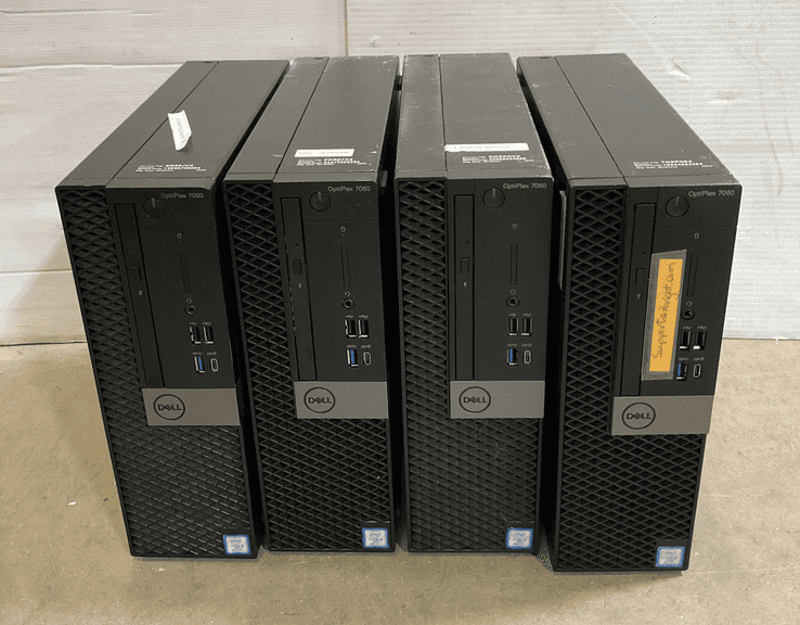 4 Dell Computer Towers - Sherwood Auctions