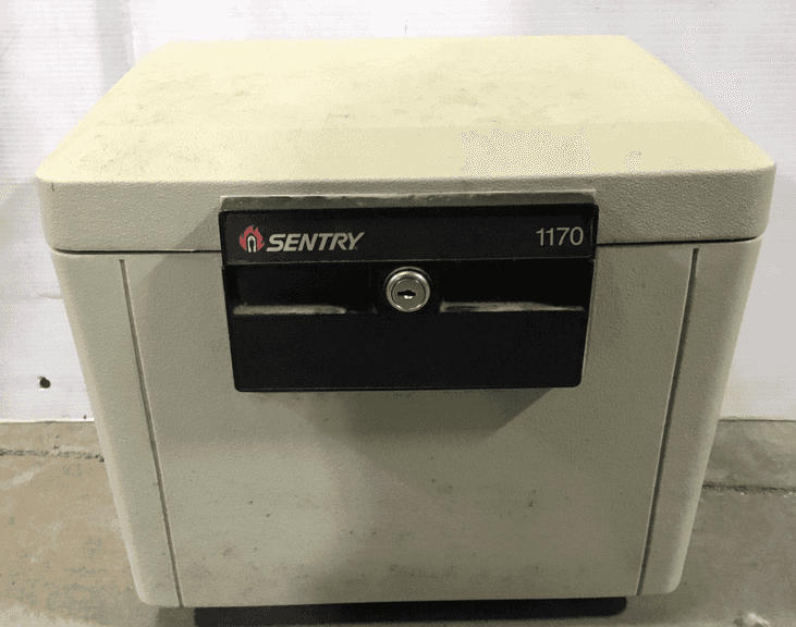 Sentry Safe (16” x 11” & 15” tall)(no key) - Sherwood Auctions