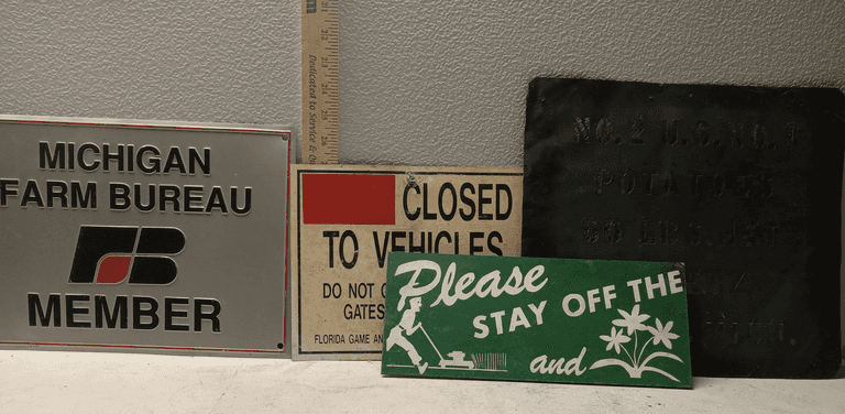 Collection Of Signs - Sherwood Auctions