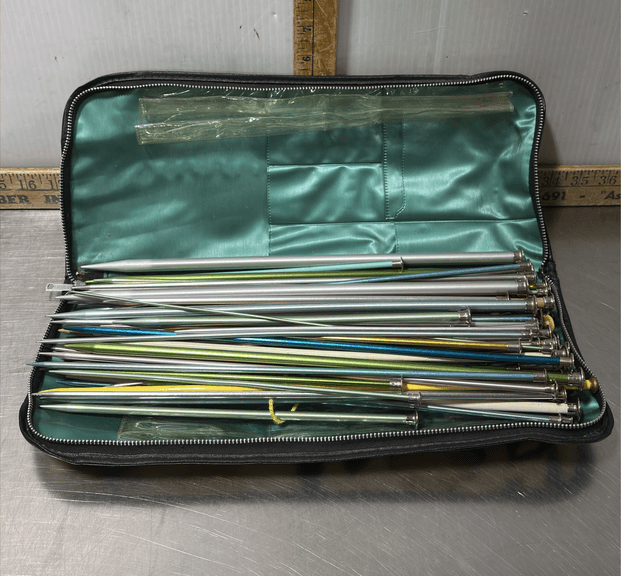 Knitting Needles & Case - Sherwood Auctions