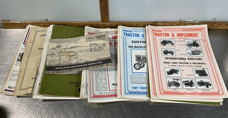 Miniature Tractor & Implement Magazines, John Deere Operating Manual ...