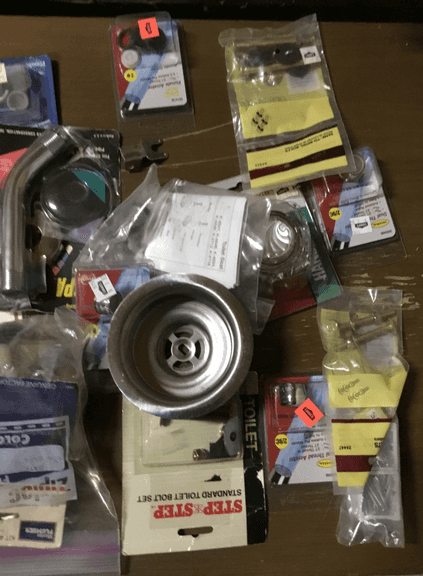 Assorted Plumbing Parts & Repair Kits - Sherwood Auctions