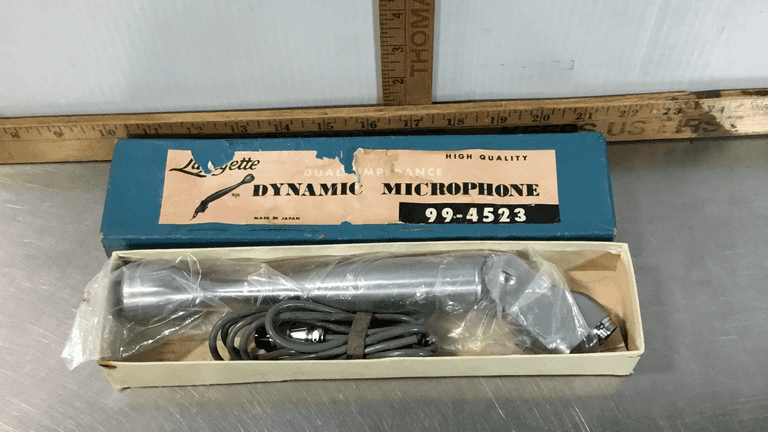 Vintage Lafayette Dynamic Microphone - Sherwood Auctions