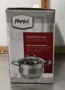 Parini 4 Quart Stainless Steel Dutch Oven - Sherwood Auctions