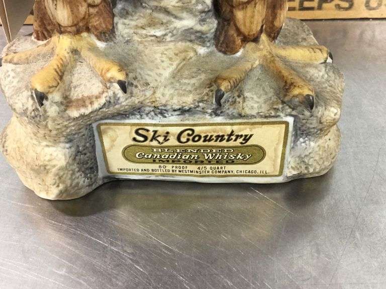 Ski Country Eagle Decanter - Sherwood Auctions