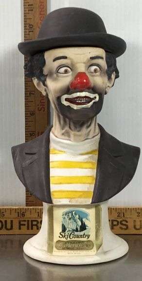 Ski Country Barnum Festival Circus Clown Limited Edition Decanter ...