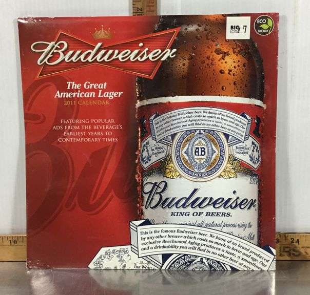 2011 Budweiser Calendar - Sherwood Auctions