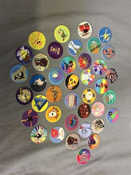 Assorted Pogs Milk Caps - Sherwood Auctions