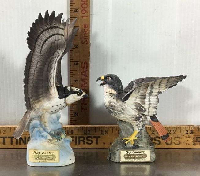 Ski Country 2oz. Mini Osprey and Red Tailed Hawk - Sherwood Auctions