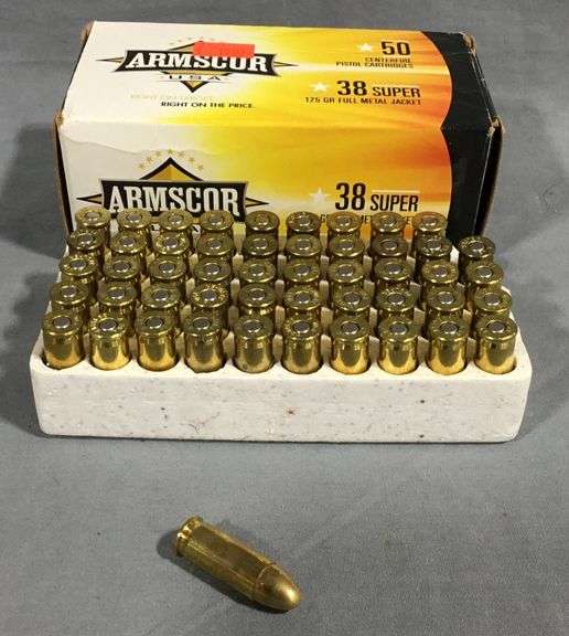 Armscor 38 Super 125 GR Full Metal Jacket - Sherwood Auctions