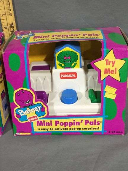 Playskool Barney Mini Poppin’ Pals - Sherwood Auctions