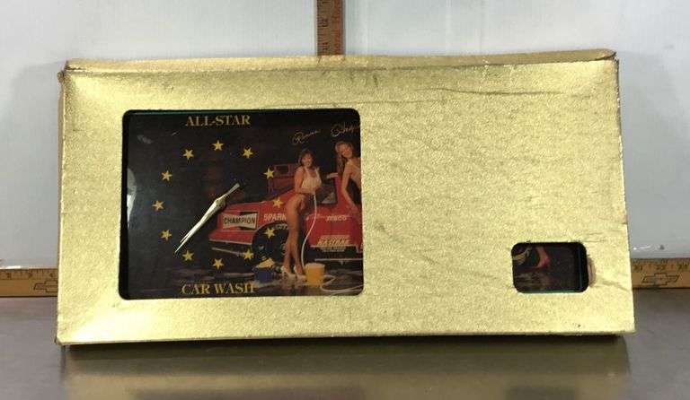 NASCAR All Star Car Wash Clock - Sherwood Auctions
