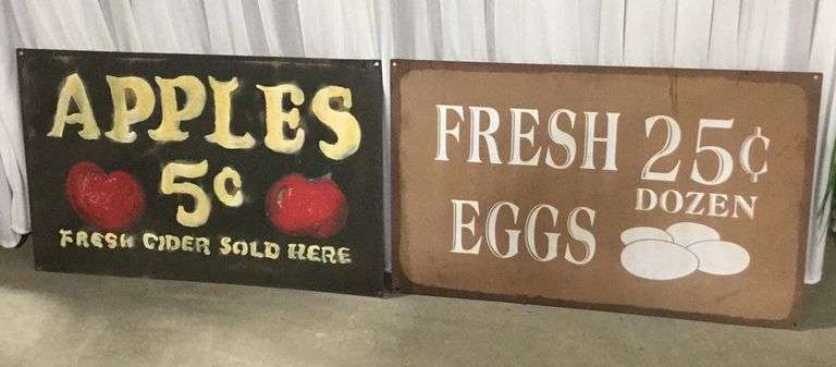 Tin Signs - Sherwood Auctions
