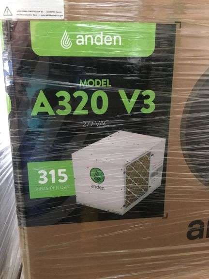Anden Model A320V3 Dehumidifier NEW in Box - Sherwood Auctions