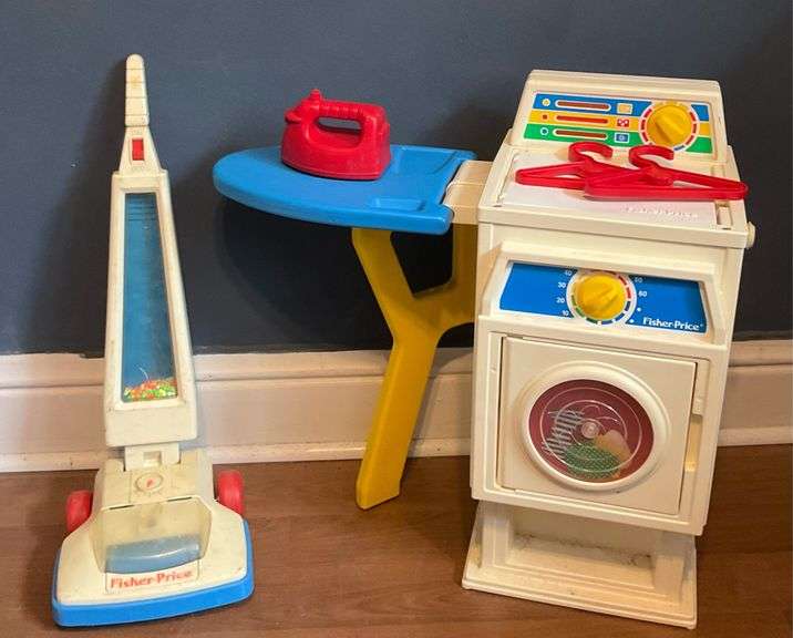 Vintage Fisher Price Washer/Dryer and Fisher Price Vacuum - Sherwood ...