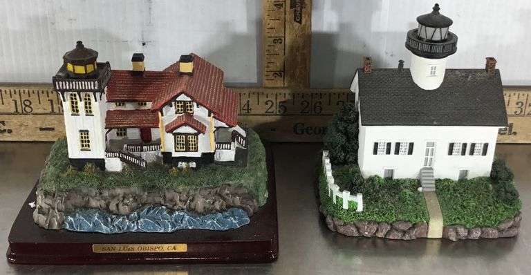 San Luis Obispo, CA Lighthouse Collectible and Santa Barbara ...