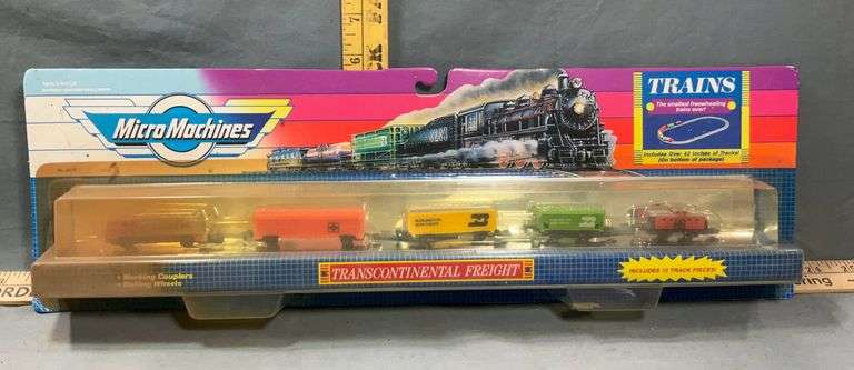 Micro Machines Transcontinental Freight Train (New) - Sherwood Auctions