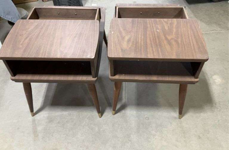 2 Matching End Tables (23” tall) - Sherwood Auctions