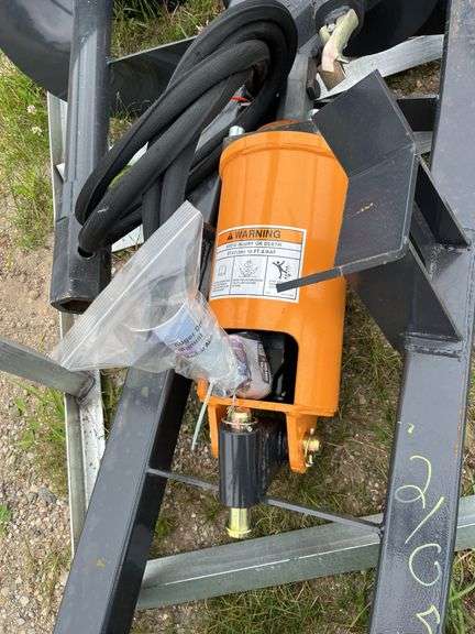 Quick Attach Post Auger w/ 12” & 8” Augers - Sherwood Auctions