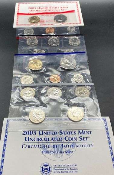 2003 Denver and Philadelphia Coin Set - Sherwood Auctions